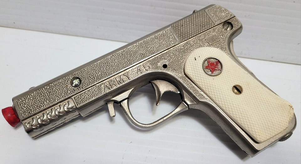 VINTAGE HUBLEY ARMY 45 DIE CAST CAP GUN | eBay