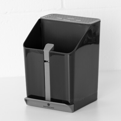 Kitchen Utensil Storage Jar Holder Pot Universal Knife Block Teaspoon ...