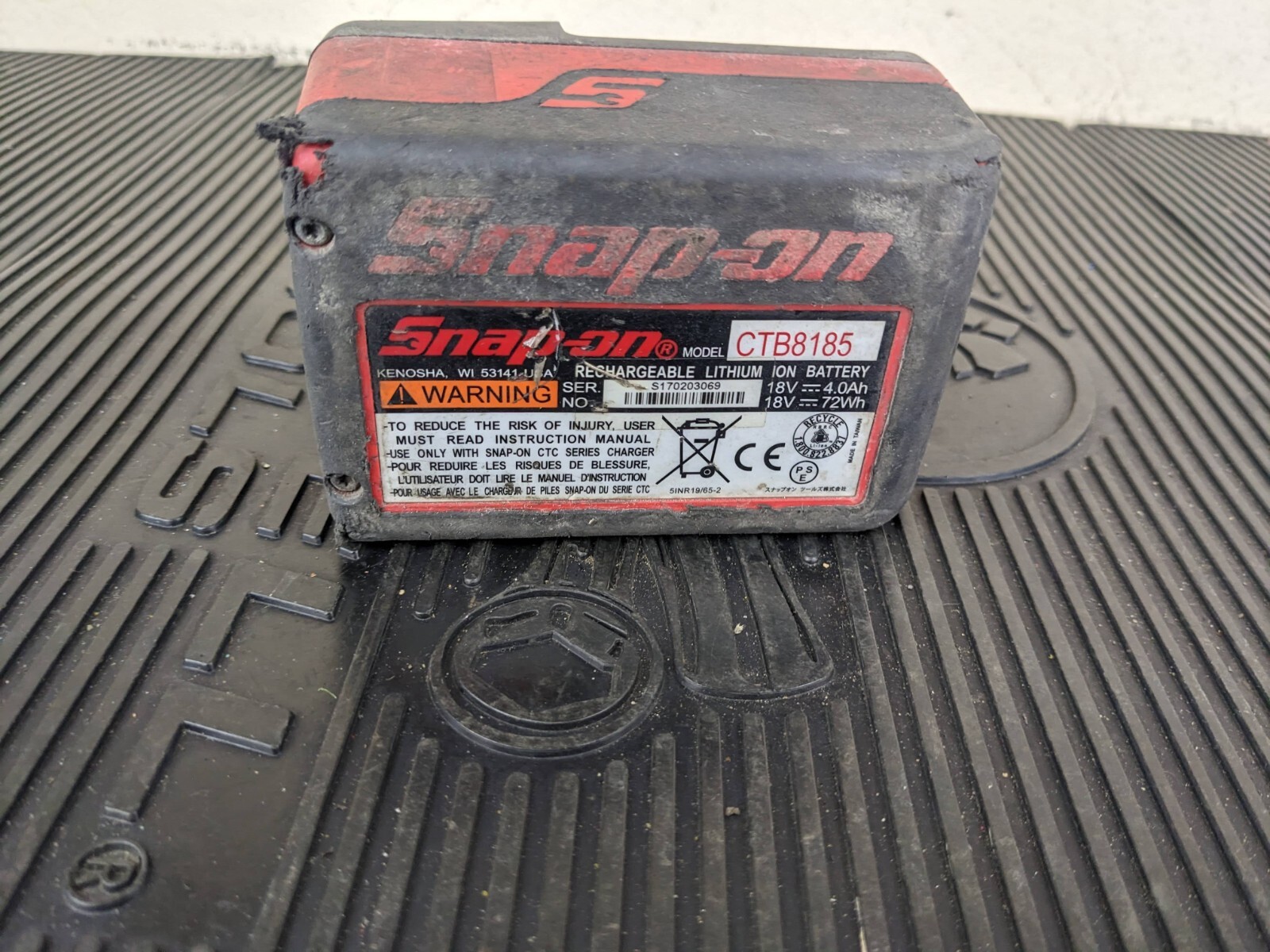 Snap-on 18v Volt Lithium Battery CTB8185 7 Charges for sale online | eBay