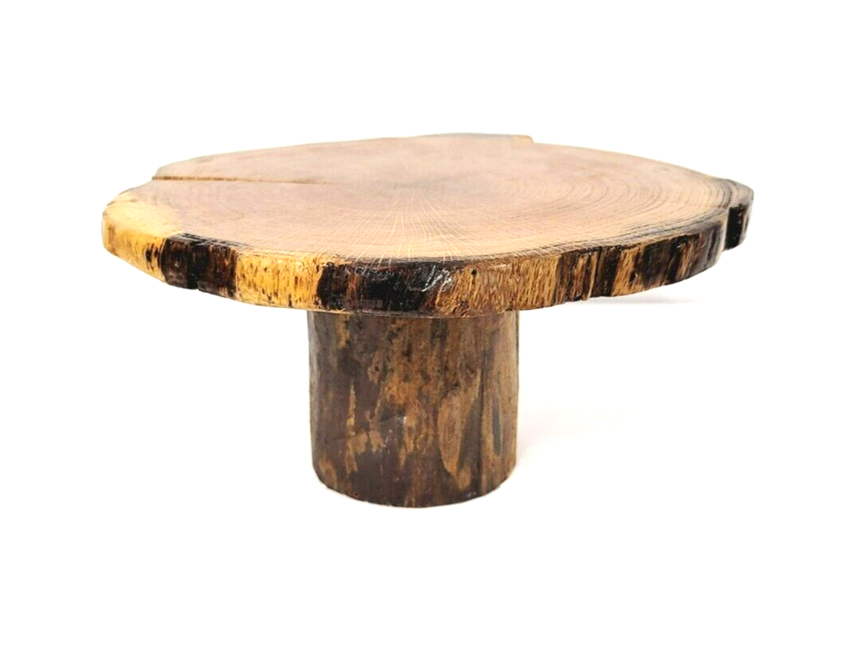 Sliced Wood Pedestal - Food Staging - Wood Riser | eBay