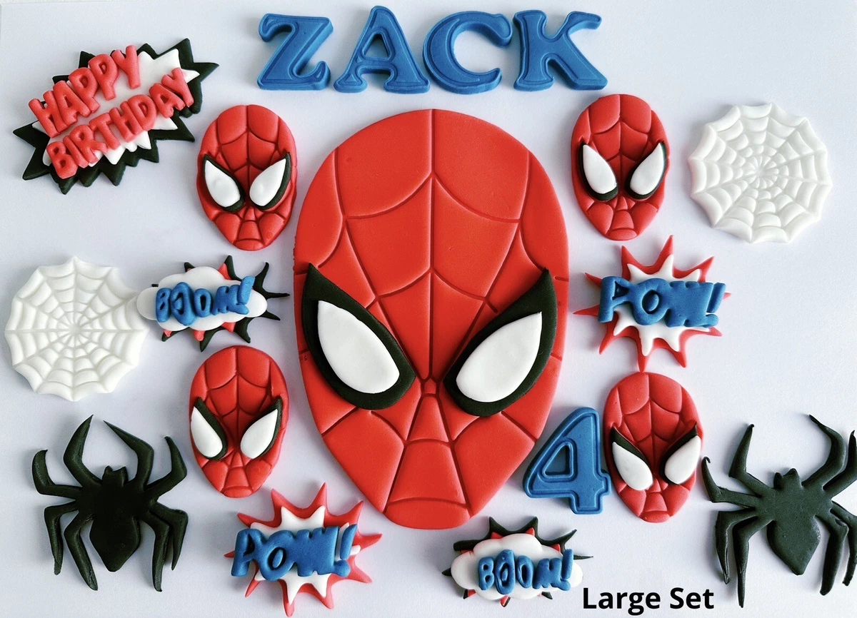 Spiderman Face Cake
