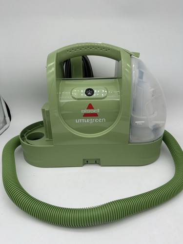 Bissell Little Green Portable Carpet Cleaner Works! Missing Container ...