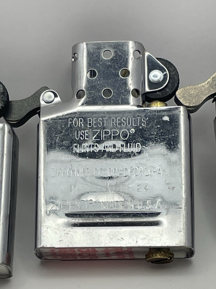 4 NEW, OLD STOCK ZIPPO LIGHTER INSERTS FROM 2024 | eBay UK