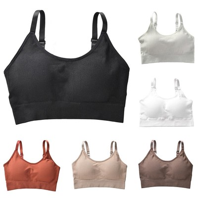 Applicable Gender: Female Sleep Threaded Underwire Bra Breathable ...