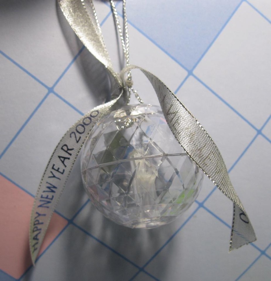 holiday BARBIE DOLL MILLENIUM GLASS BALL CHRISTMAS ORNAMENT HAPPY NEW YEAR 2000 | eBay