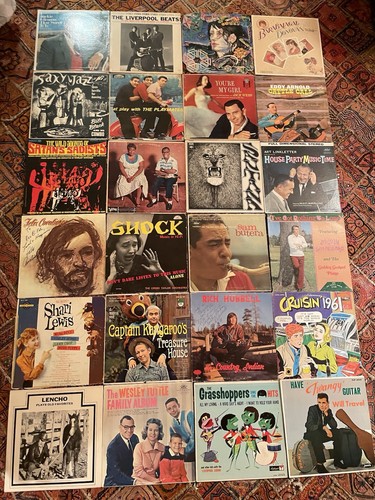 LOT of 24 VTG Oldies Album LP COVERS ONLY - NO RECORDS! Display Decor ...