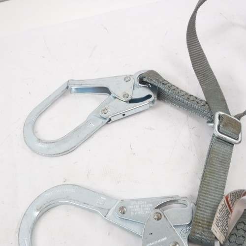 MSA 6'L ANSI Z359.13 Steel Standard Twin Leg Energy Absorbing Lanyard ...