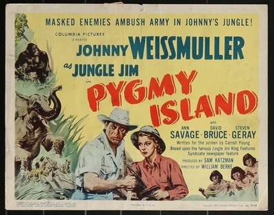 Jungle Jim in Pygmy Island , 1950, Original Title Card, Johnny ...