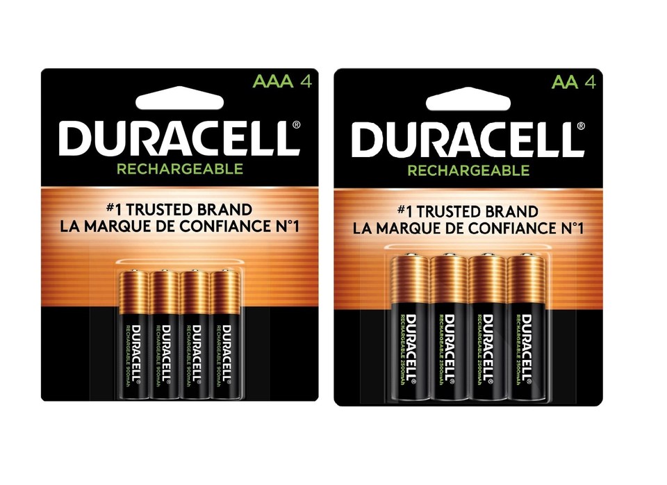Duracell Rechargeable Batteries 4 AA Or AAA NiMH Fast Battery Charger ...