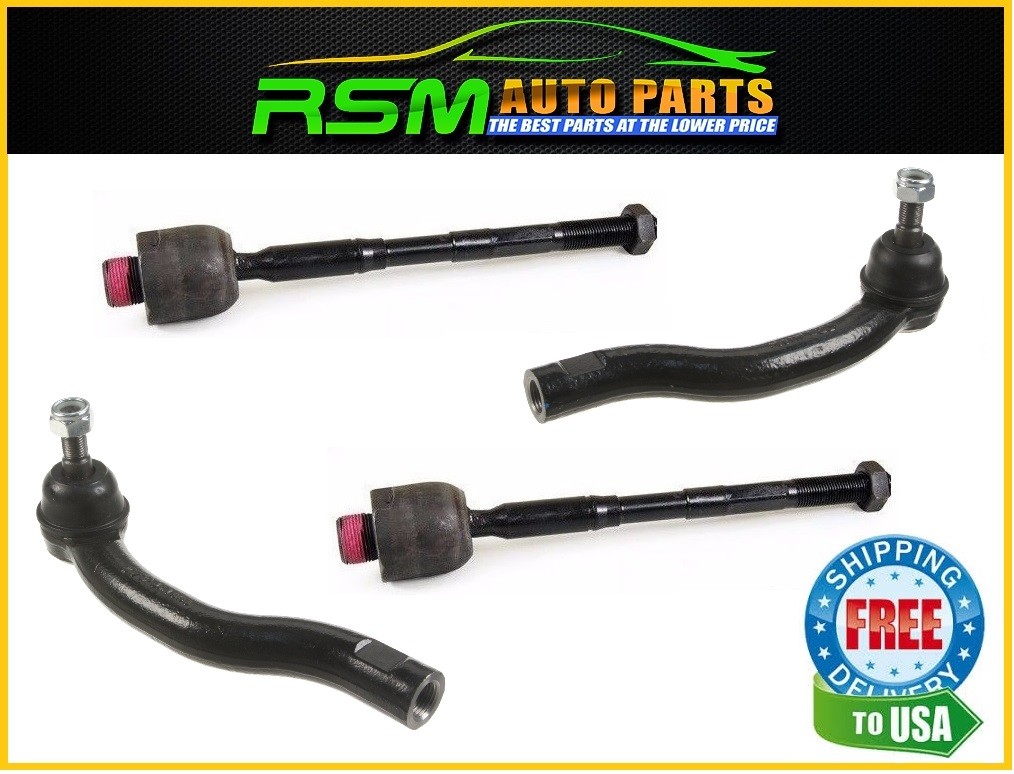 06-12 fits to Toyota Rav4 Inner & Outer Tie Rods Set 4pcs | eBay