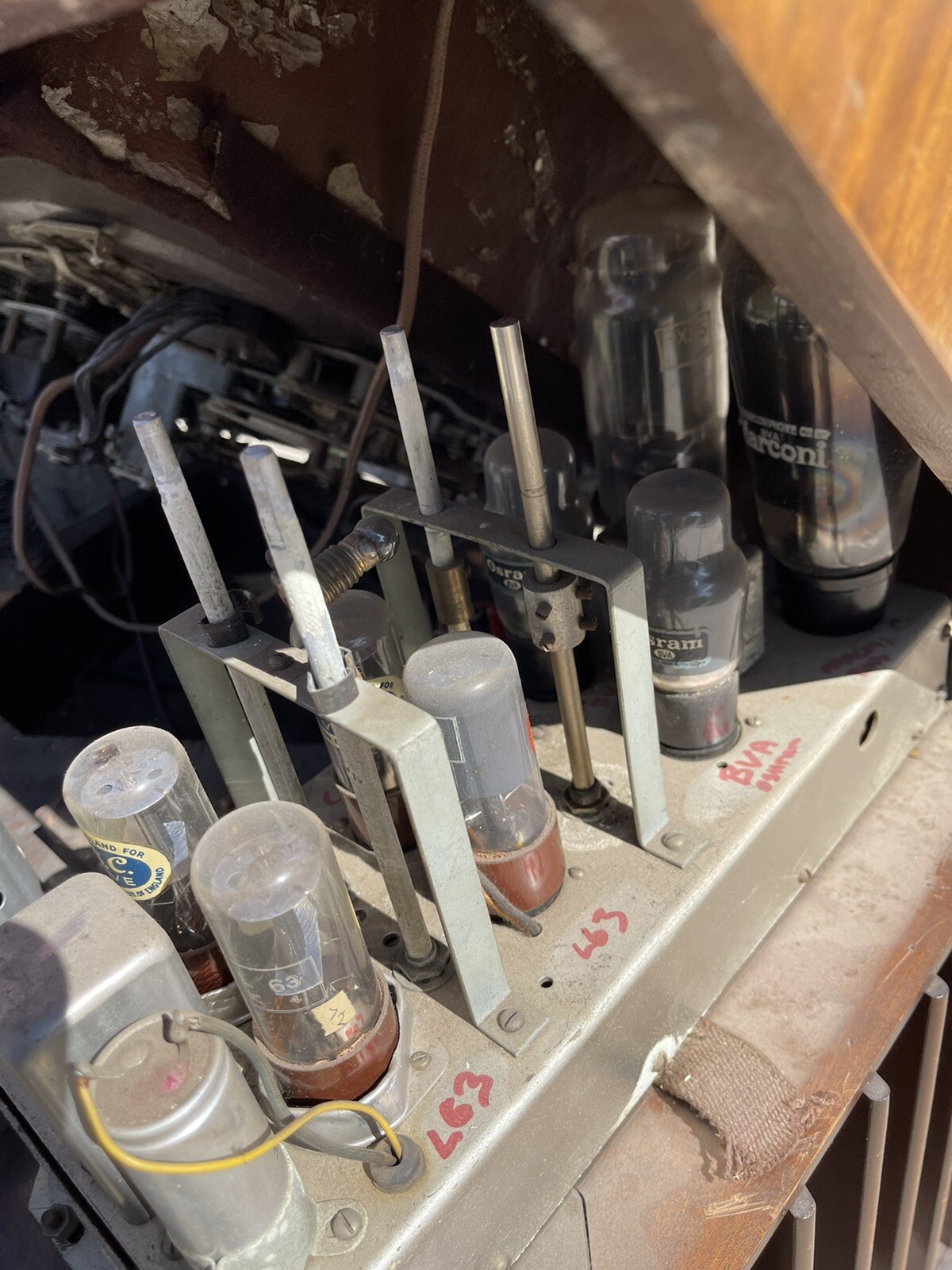 1940’s Decca Decola Radiogram Cabinet Stereo Tube PX25 Amplifier | eBay