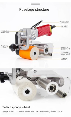 Pneumatic Drawing Machine Sanding Machine for Metal Stainless Steel ...