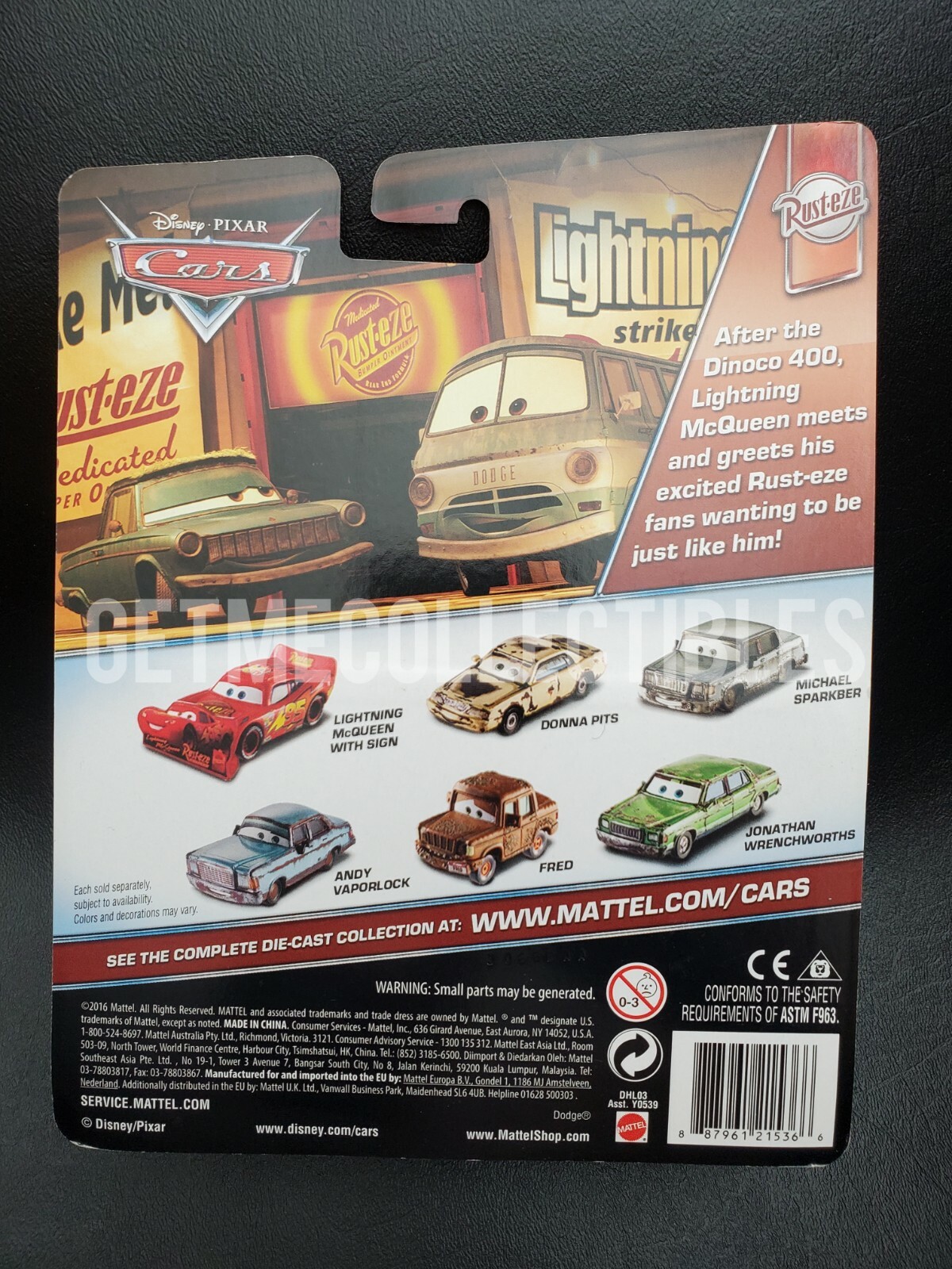 DISNEY PIXAR CARS CRAIG FASTER RUSTEZE RACING DELUXE 2017 SAVE 6% GMC ...