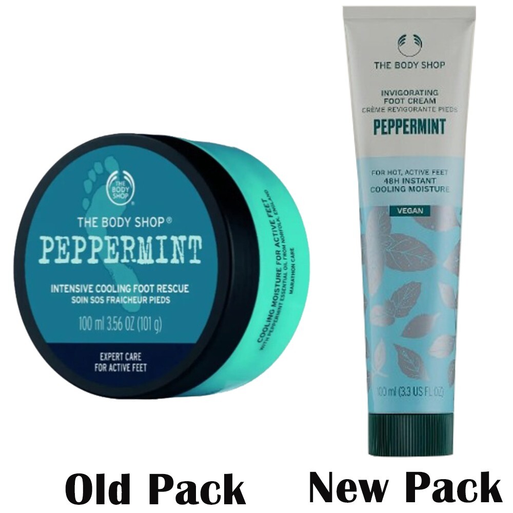 The Body Shop Peppermint Intensive Cooling Foot Rescue 100ml Free ...