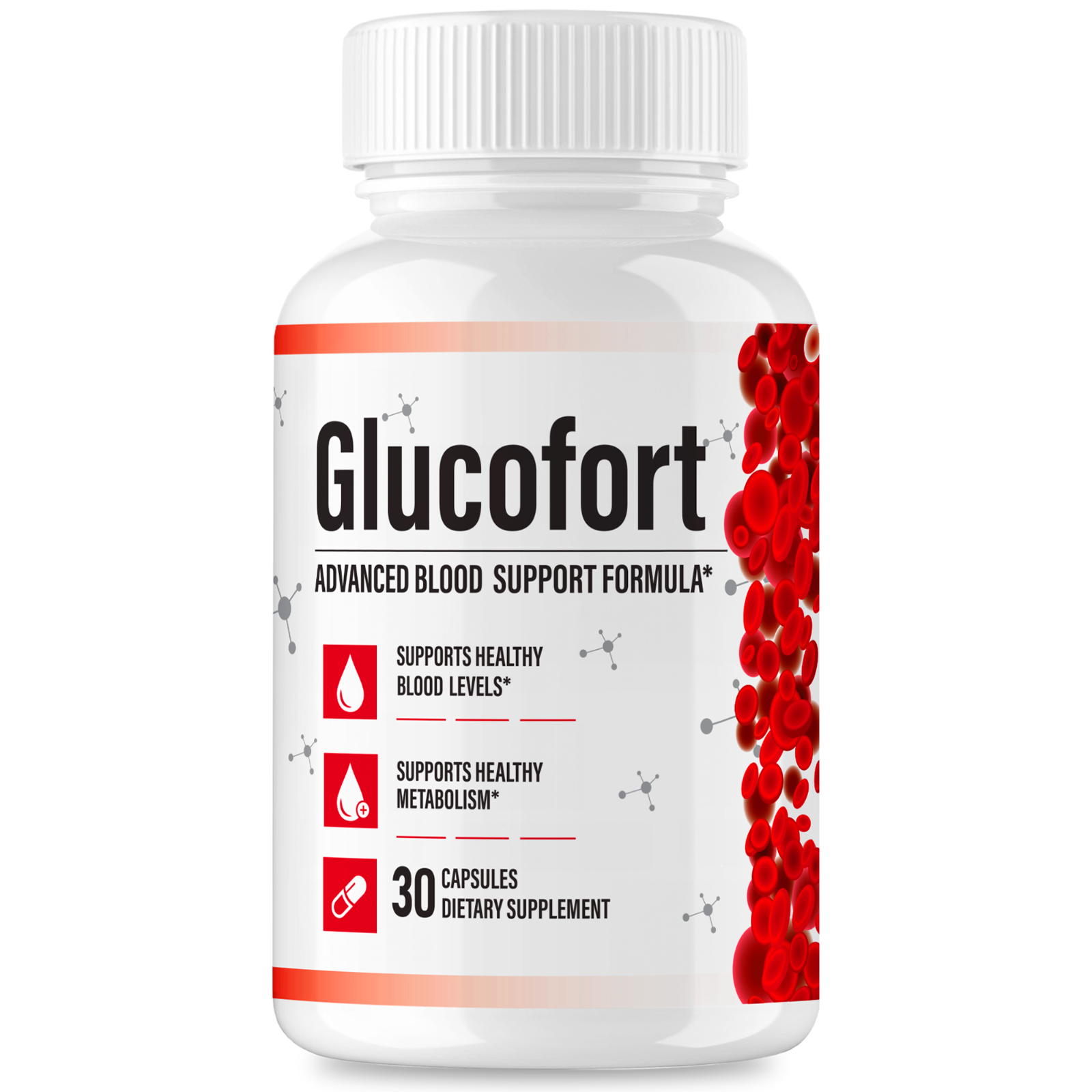 Glucofort Blood Sugar Supplement Capsules, Blood Support (60 Capsules ...