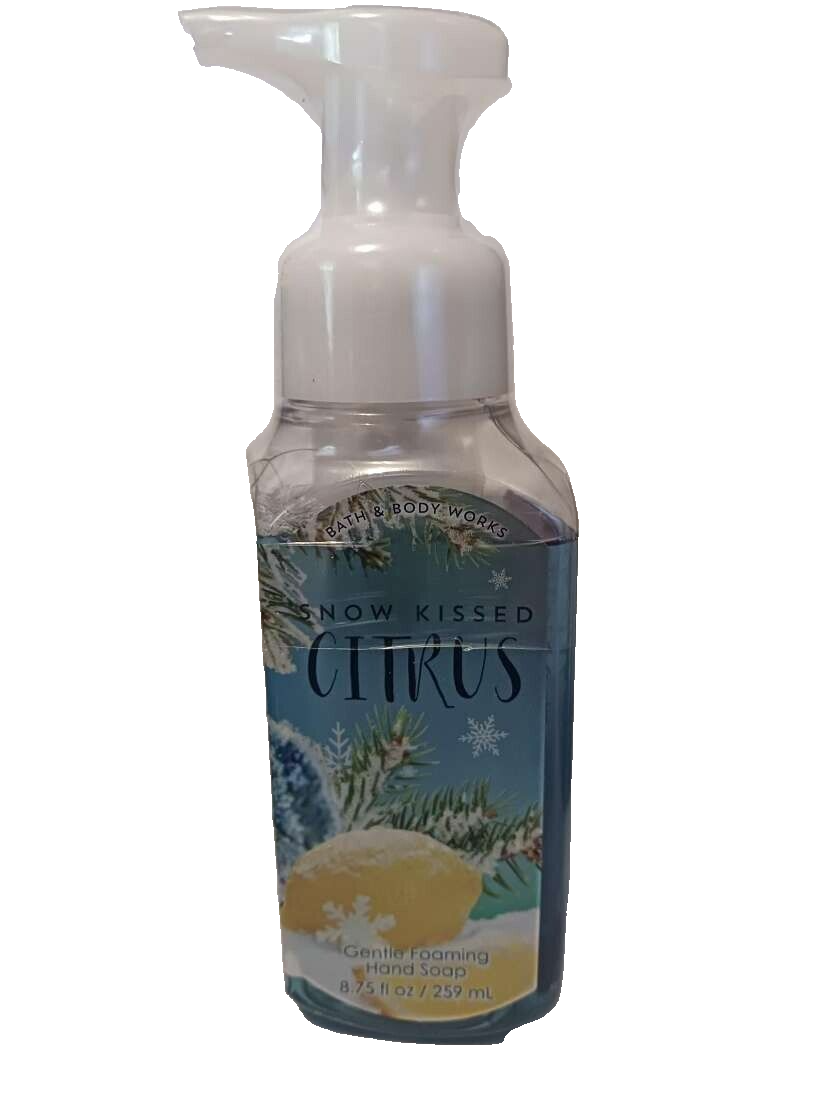 Bath & Body Works Snow Kissed Citrus Gentle Foaming Hand Soap 8.75 Oz ...