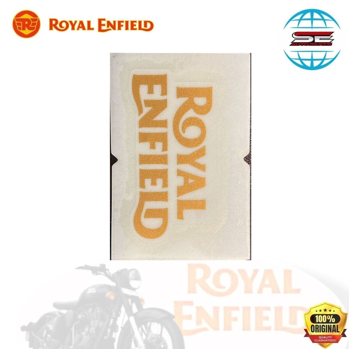 Royal Enfield sticker-rear mudguard logo for classic 350/500 bullet 350 ...