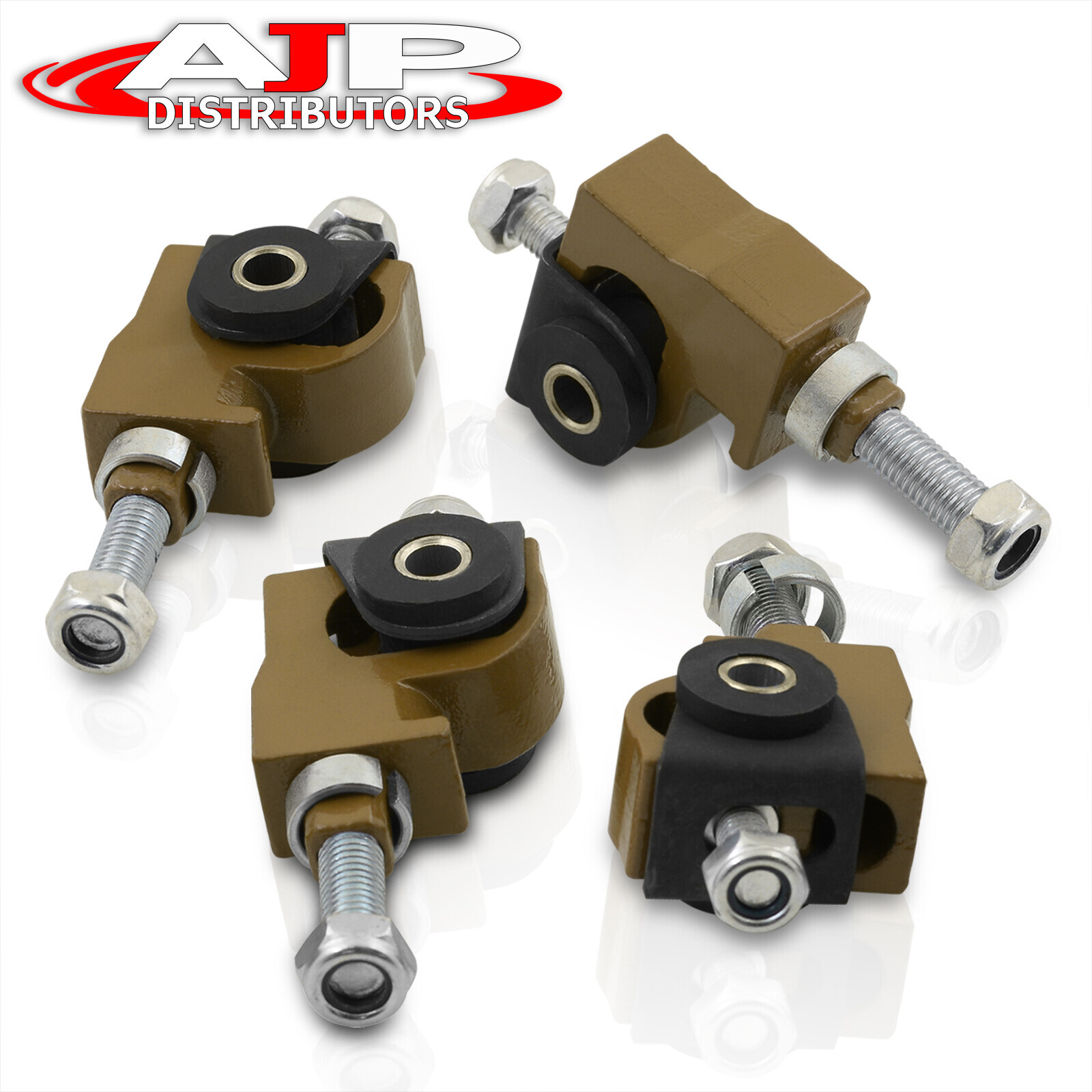 Brown 4PCS Adjustable Front Camber Kit JDM For 1988-1995 Honda Civic ...