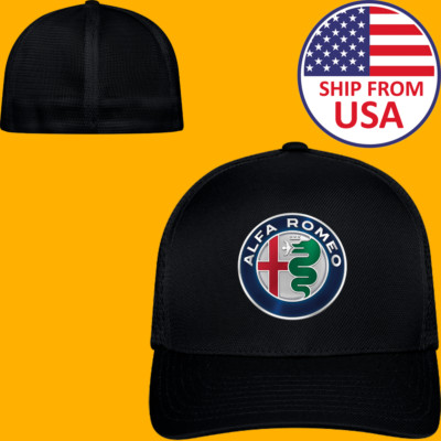 Alfa Romeo Racing Black Hat Baseball Cap Size S/M and L/XL | eBay