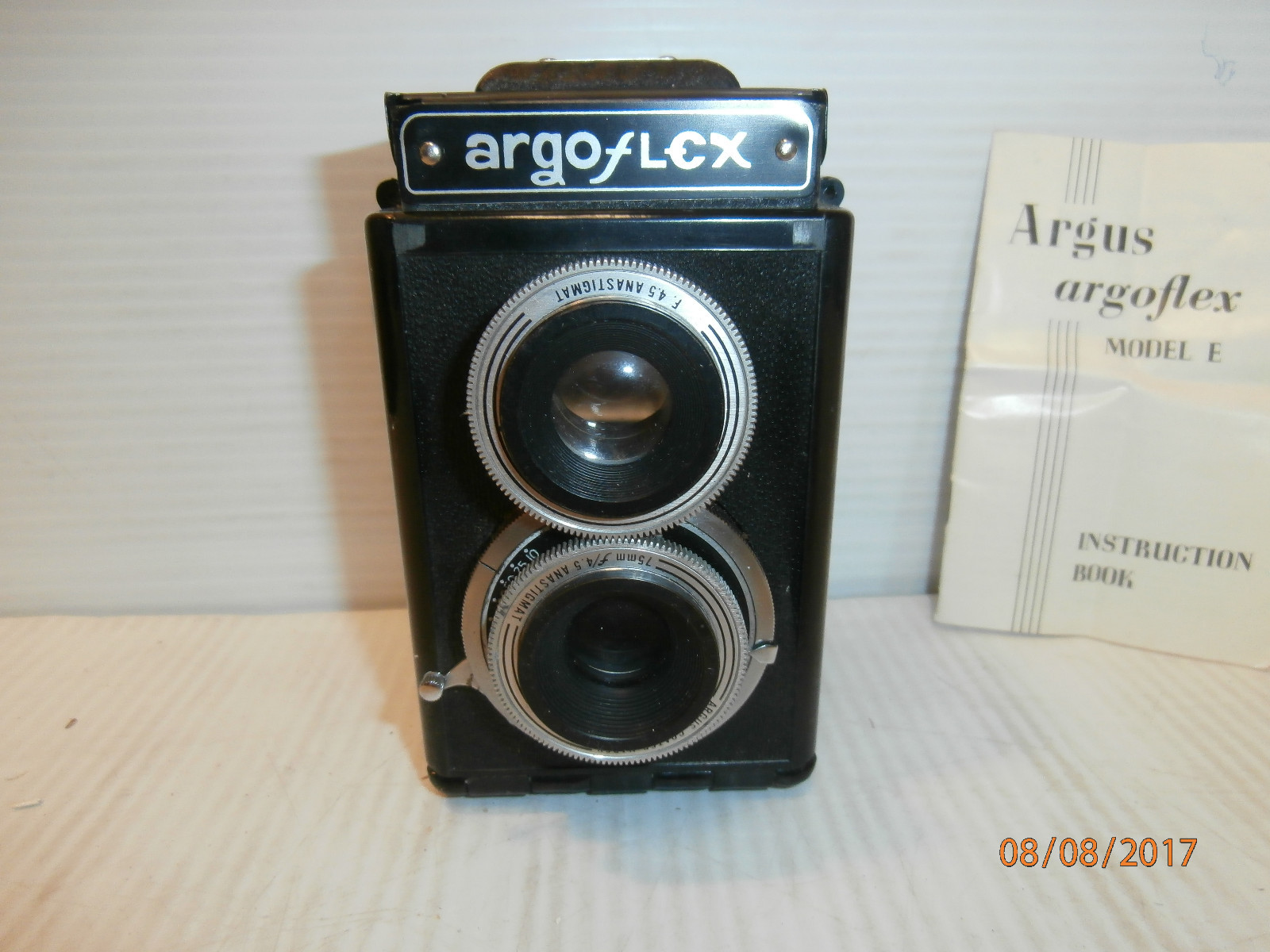 Argus Agroflex Model E Camera F4.5 75mm Lens with Instructions | eBay