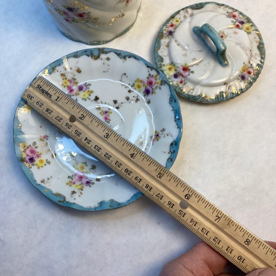 Antique Porcelain Condensed Milk Container, Floral | eBay