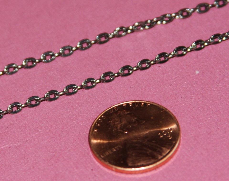 Flat Cable Chain 2mm x 3mm Unsoldered Link - 15ft | eBay