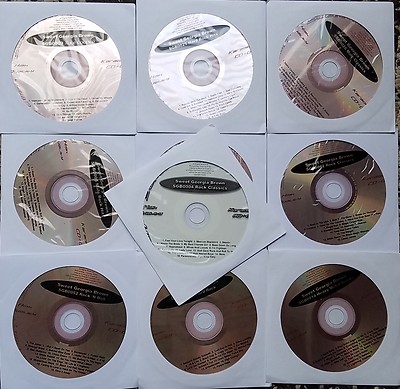 70'S & 80'S HEAVY METAL/ROCK KARAOKE (10 CDG LOT)SONGS MUSIC CD+G CDS ...