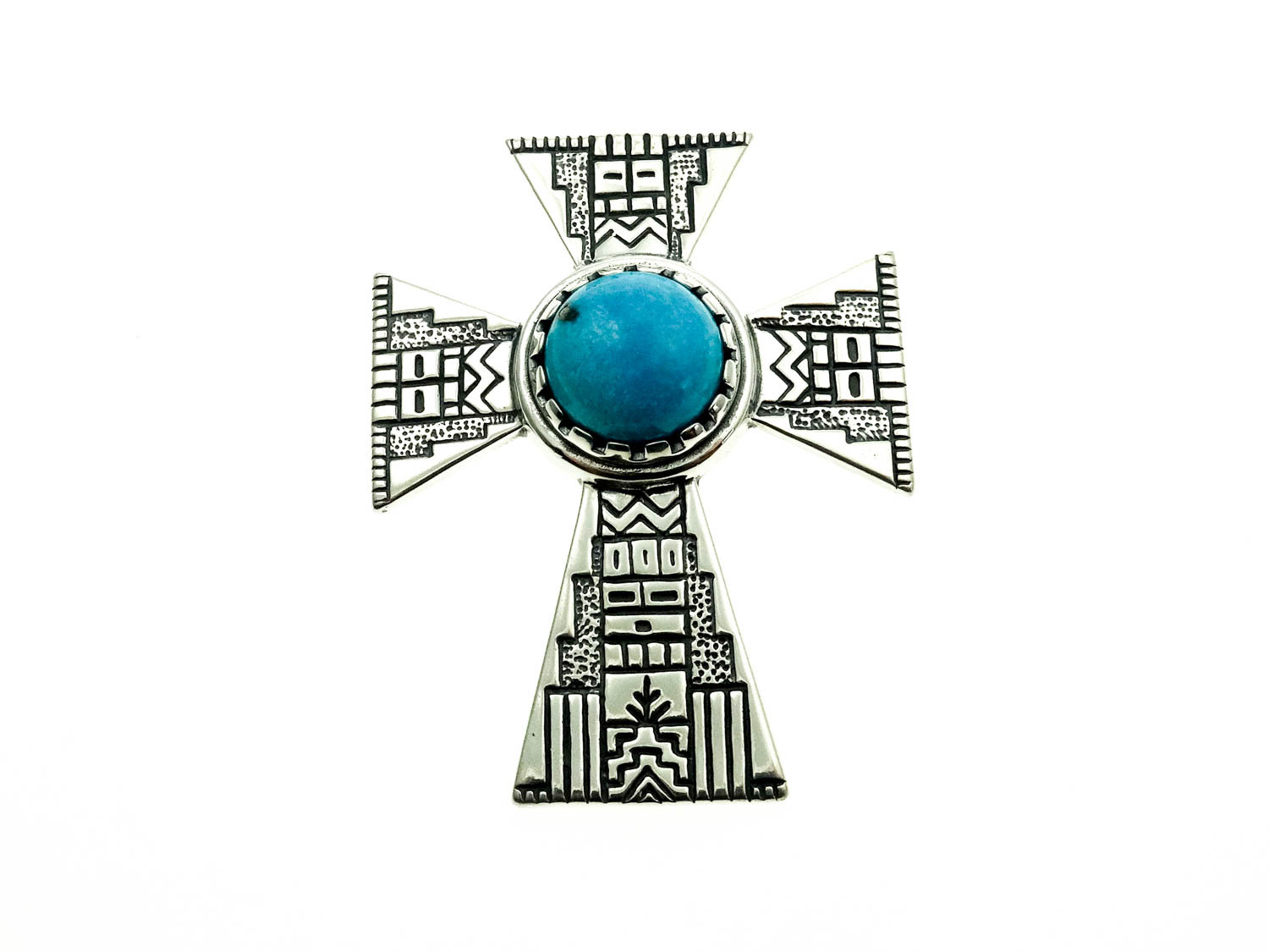Marilyn and Roderick Tenorio RMT Sterling Silver Cross Pendant With ...