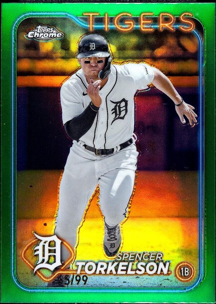 2024 Topps Chrome - Spencer Torkelson #73 Green Refractor /99 for sale ...