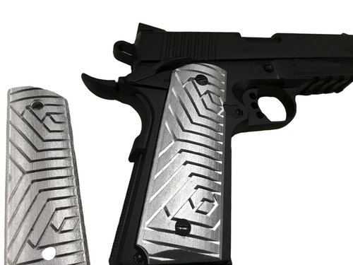 SSWI Full Size 1911 .45acp and Clones Geometric Grips - Any Color ...