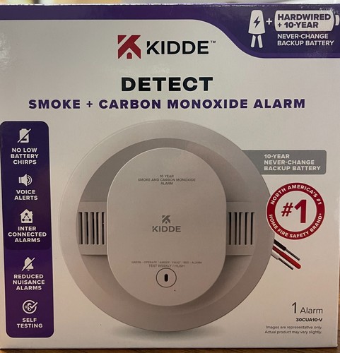 kidde detect smoke and carbon monoxide alarm model:30CUA10-V | eBay