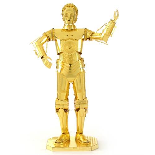 Star Wars C-3PO Metal Earth 3D Model Kit - Shiny Metal & Incredible ...