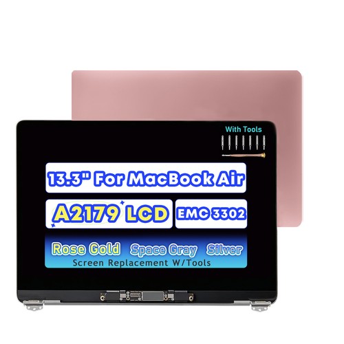New LCD Screen Display Assembly Gold for MacBook Air 13" A2179 A1932 ...