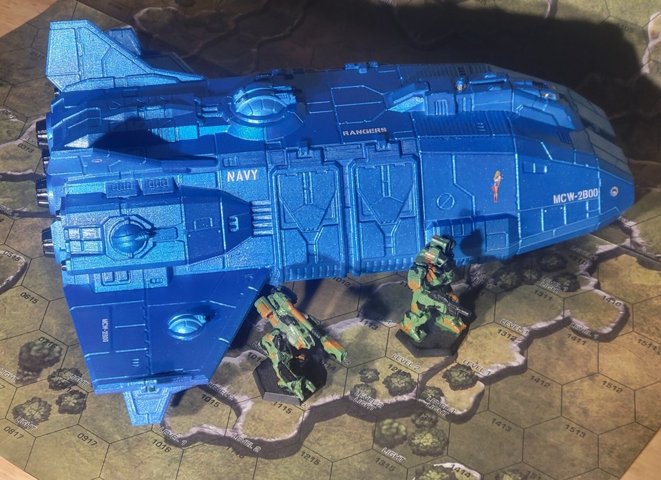 Battletech Mechscale Leopard Dropship Ultimate IS Mercenaries Lance ...
