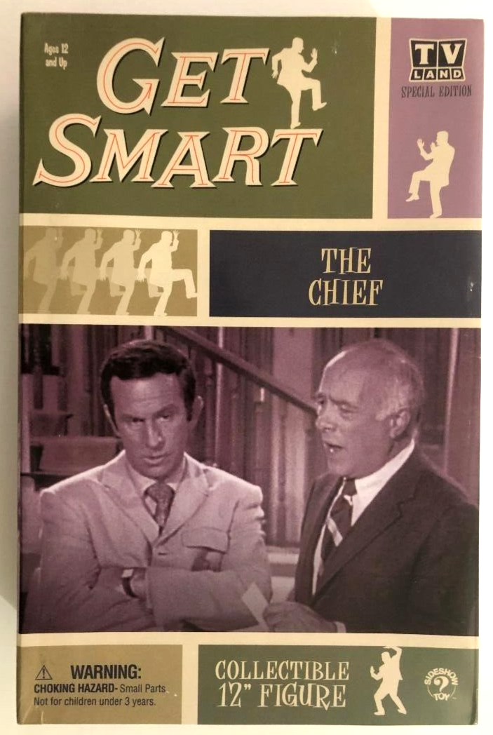 2002 SIDESHOW COLLECTIBLES GET SMART THE CHIEF EDWARD PLATT 12" 1/6 ...