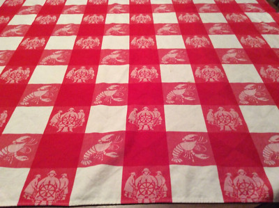 SIMTEX Vintage Tablecloth 48 x 60in | eBay