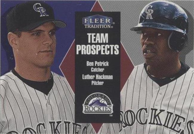 2000 Fleer Tradition - Team Prospects Ben Petrick, Luther Hackman #318 ...