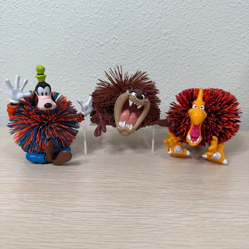 Vintage 90s Koosh Ball Taz Loony Tunes Goofy Vultor Oddzon Dinosaur ...