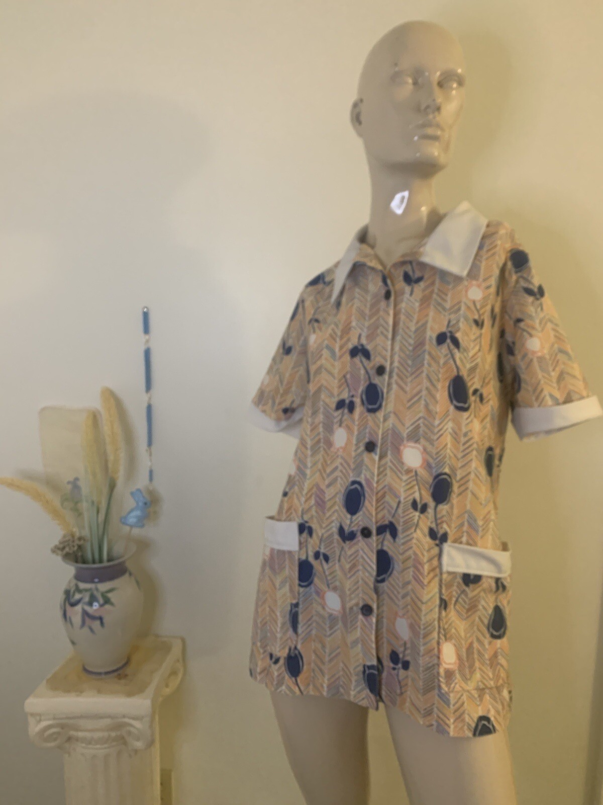 Hippie Top / Art Teacher Shirt / Smock | eBay