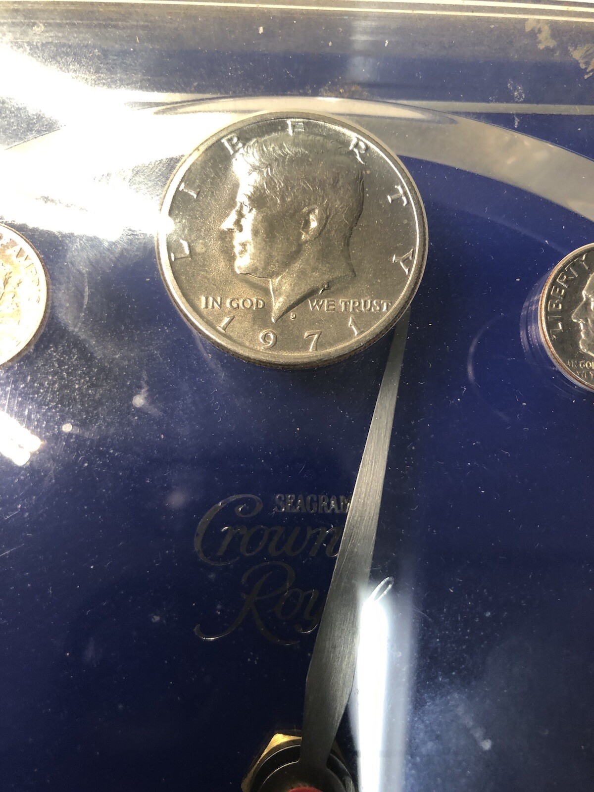 Seagram’s Crown Royal Coin Clock 1971 Half Dollars, 1969 D Dime | eBay