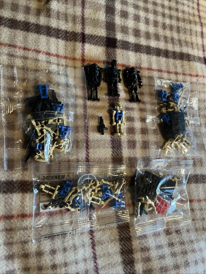 Star Wars Toy Minifig Red Blue B1 & B2 Battle Droids K-2S0 20 Item Lot ...