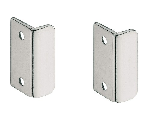 Pair Angled Strike Plates Symo Door Catch Latch Camper Caravan 233.42. ...