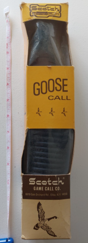 Vintage Goose Call Scotch Game Call Co. No. 1605 In Box Pump Style | eBay