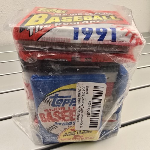 300 Old Vintage Topps Baseball Cards In Sealed Pack Lot Gift Package | eBay