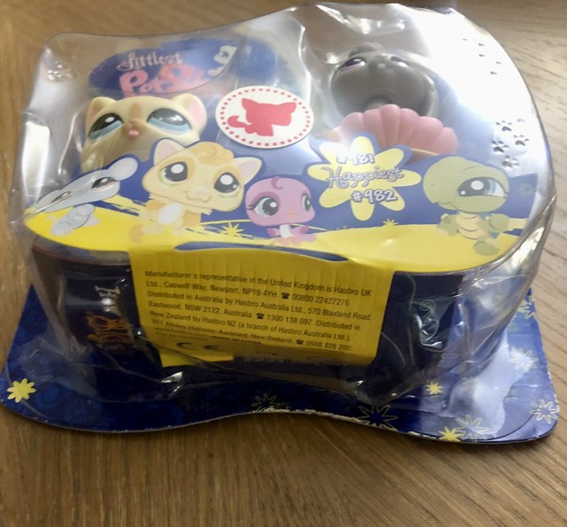 Littlest Pet Shop Collectible Pets LPS 981 Cat Kitten 982 Rabbit Bunny ...