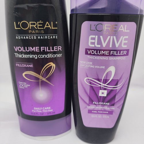 L'Oreal Paris Elvive Volume Filler Thickening Shampoo & Conditioner w ...