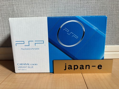SONY PSP PlayStation Portable Console vibrant blue PSP-3000 Free ...