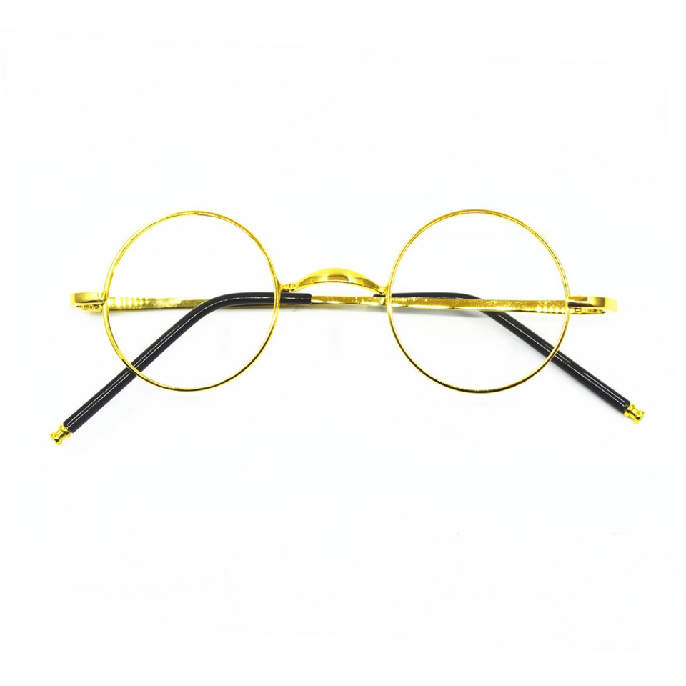 Vintage Small Round Eyeglass Frames Metal Full Rim Optical unisex ...