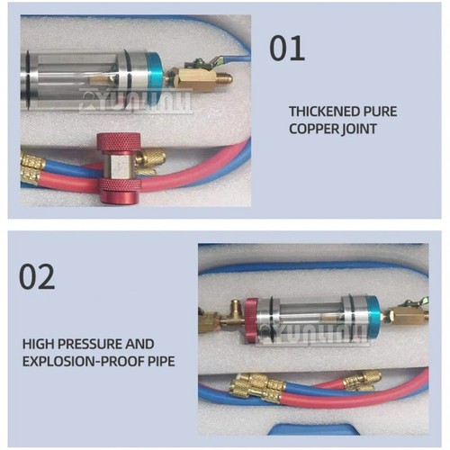 Automotive Air Conditioning Refrigerant Oil Analyzer Compressor Filter ...