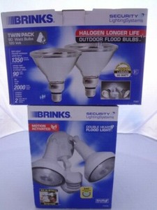 Brinks Security Lighting Systems Motion Activated Model 7131W Plus 2 ...